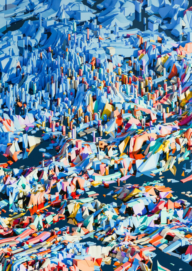 Generative Art Prints - idflood
